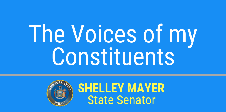 OpEd: The Voices of my Constituents by Senator Shelley Mayer | NYSenate.gov