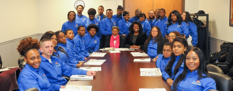 DREAMS Youthbuild members meet with Senator Montgomery and ...