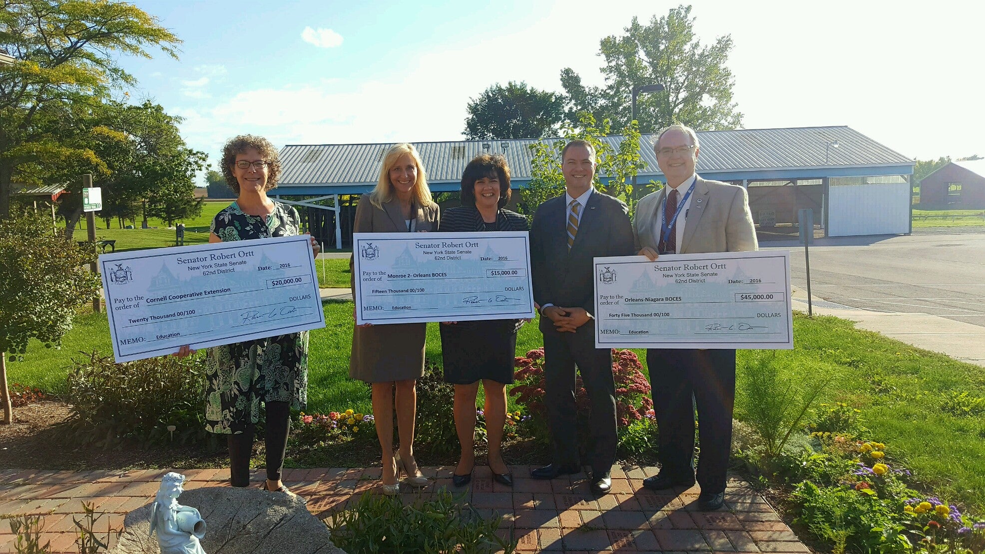 Ortt Delivers a Total of $80K to Area BOCES & Cornell Cooperative ...