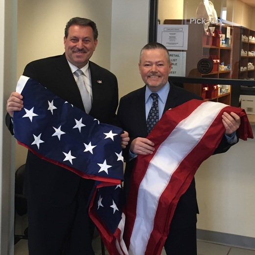 Addabbo Donates Flag for Ceremony at Ozone Park/Woodhaven Clock Tower ...