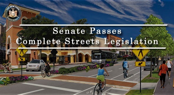 Oppenheimer Hails Passage of "Complete Streets" Bill | NYSenate.gov