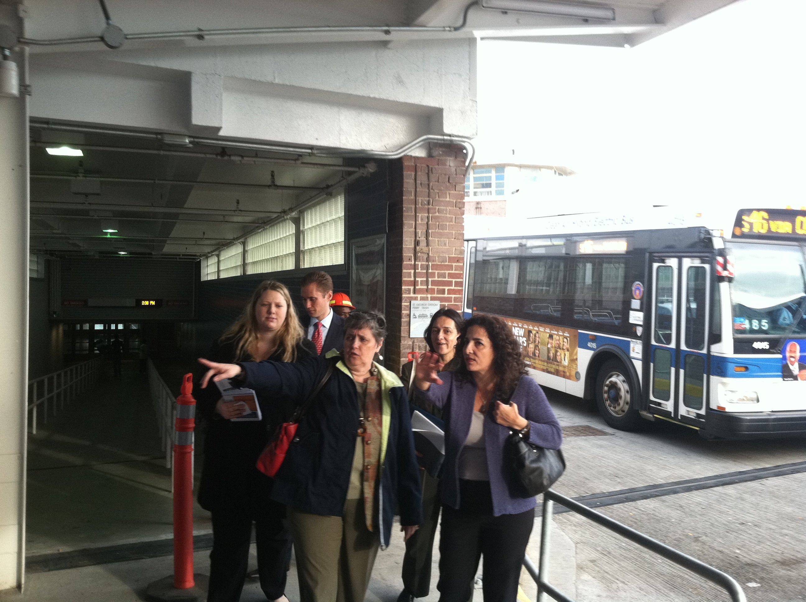 DOT Shows Me The Newly Constructed Wider And Better Lit Bus Ramps ...