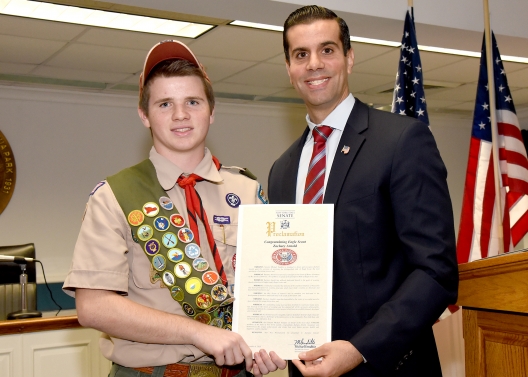 Senator Venditto Honors Eagle Scout from Troop 660 of Massapequa ...