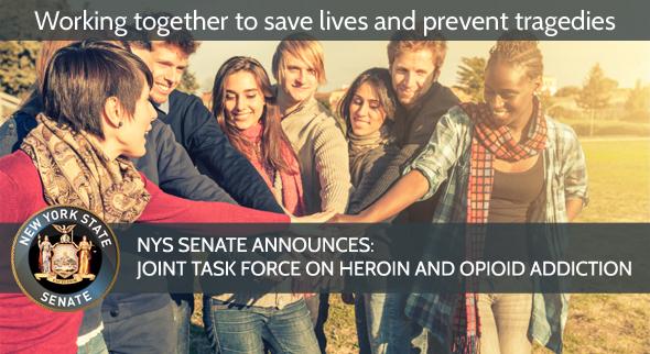 Joint Senate Task Force on Heroin and Opioid Addiction Announces ...