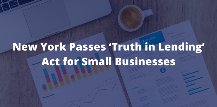 New York Passes ‘Truth in Lending’ Act for Small Businesses | NYSenate.gov