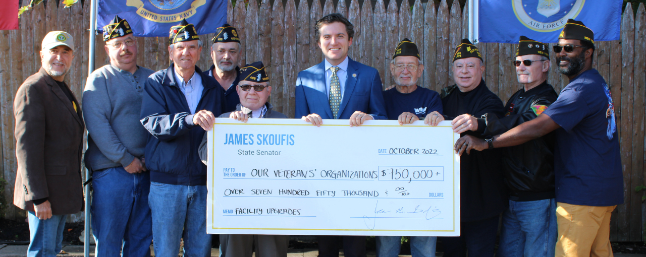 Skoufis Announces Over $750,000 for Veterans’ Organizations | NYSenate.gov