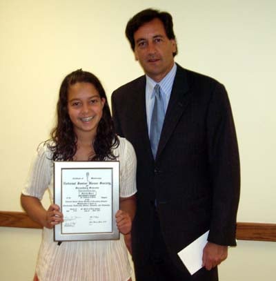 Senator Fuschillo Congratulates Amityville Student On Being Inducted ...