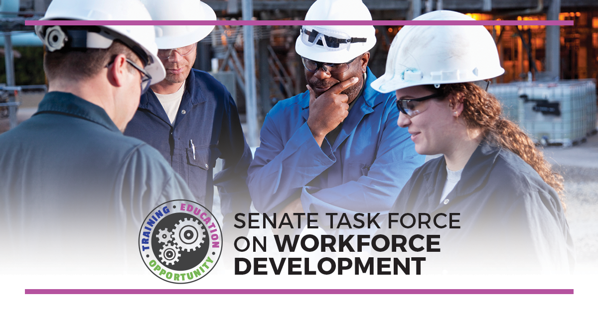 SEN. FARLEY ANNOUNCES WORKFORCE DEVELOPMENT TASK FORCE RELEASES REPORT TO IMPROVE CONNECTIONS TO ...
