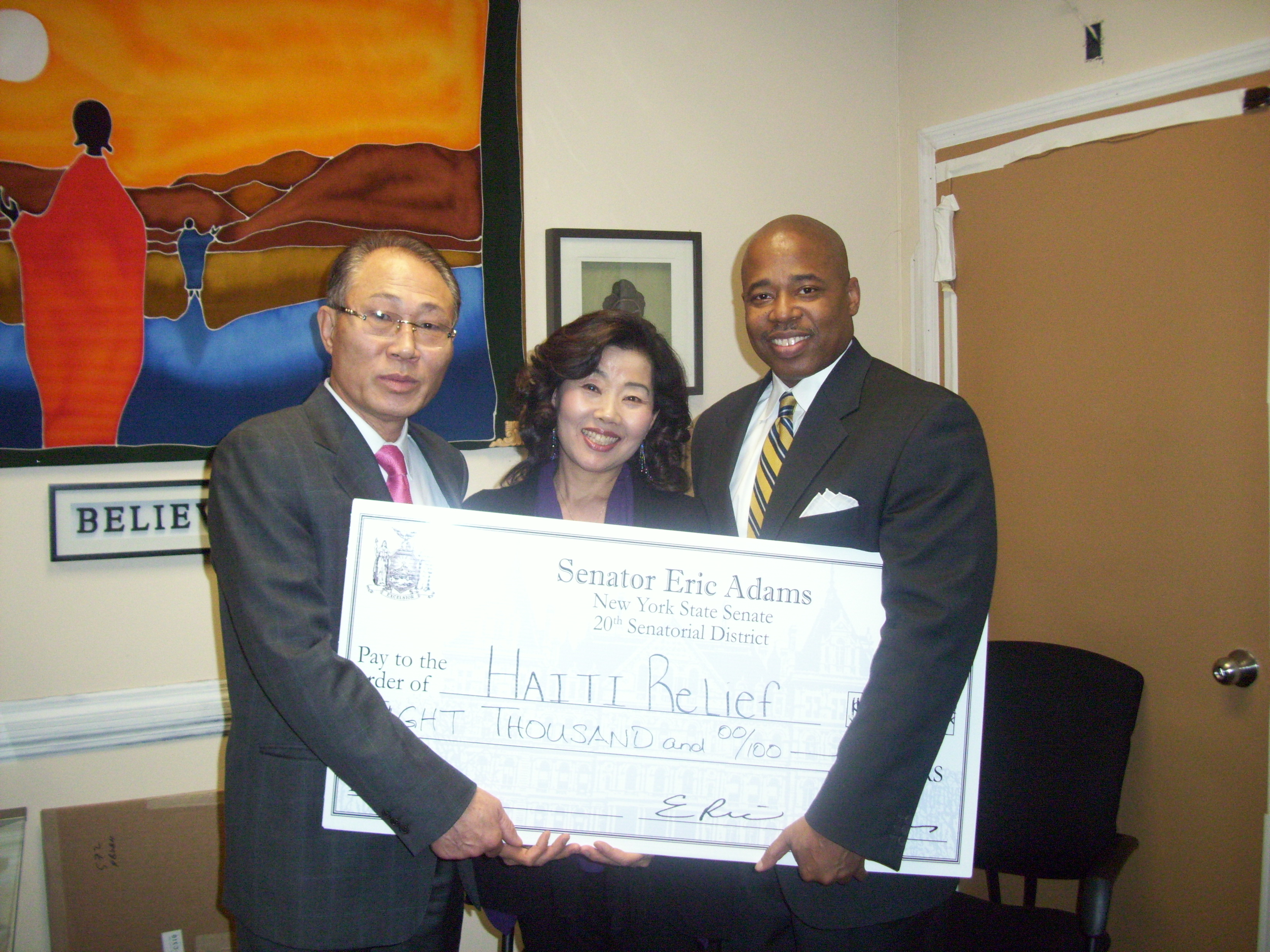 Senator Adams welcomes representatives from the Korean American ...