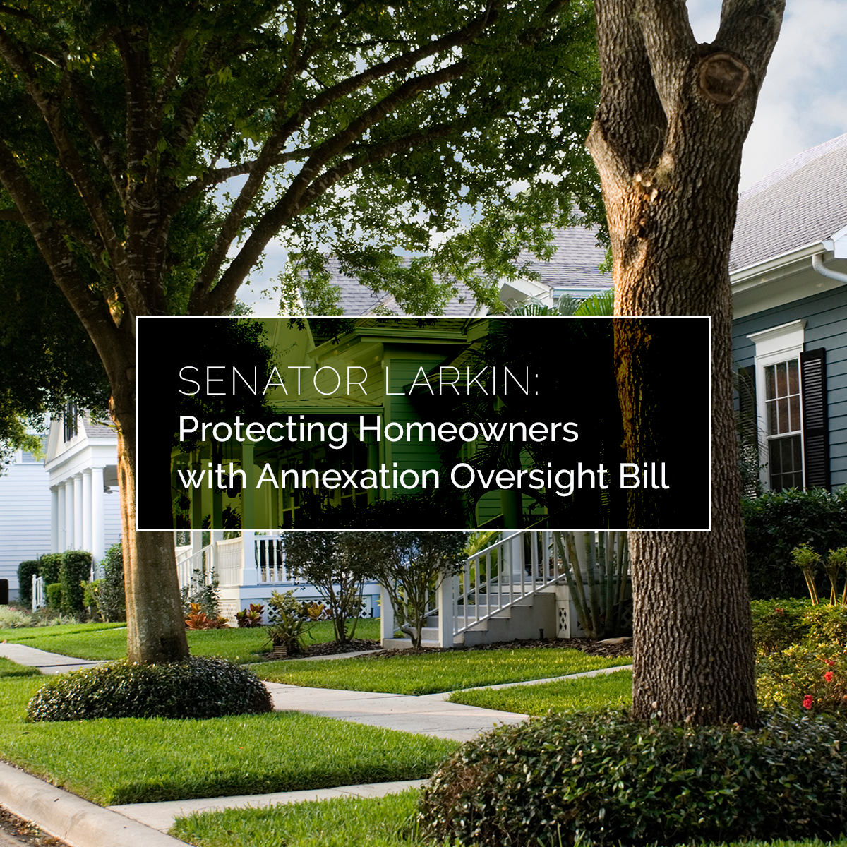Senator Larkin's Annexation Oversight Bill Passes In The Senate ...