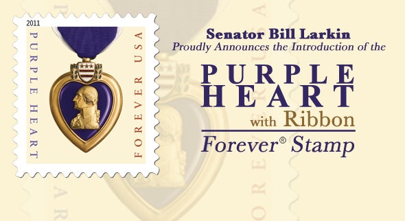 U.S. Postal Service Makes Purple Heart Stamp "Forever" | NY State Senate