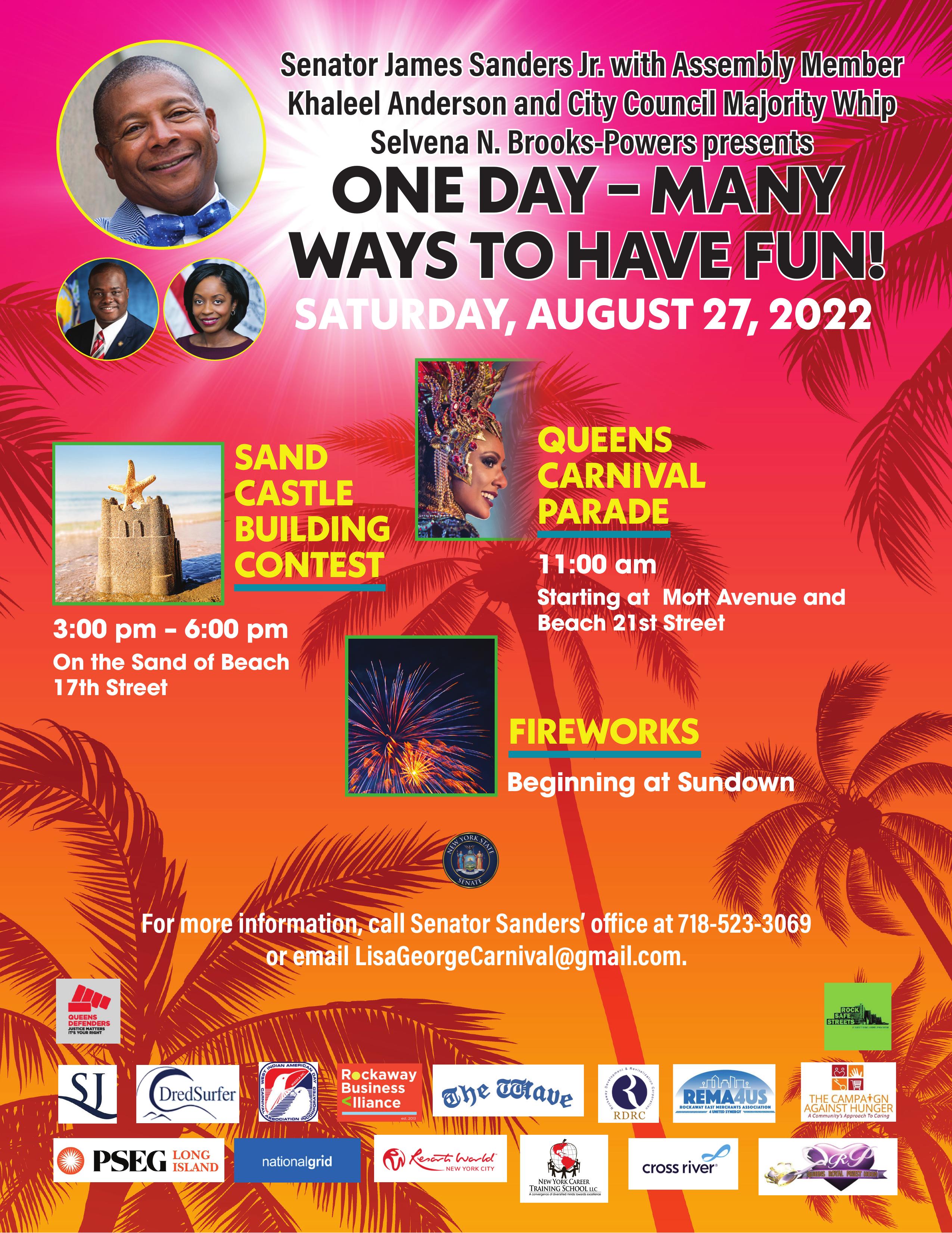Join Senator James Sanders Jr. for the 2022 Queens Carnival | NYSenate.gov