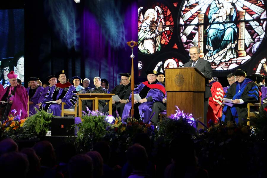 Father James Maher officially inaugurated as Niagara University's 26th ...
