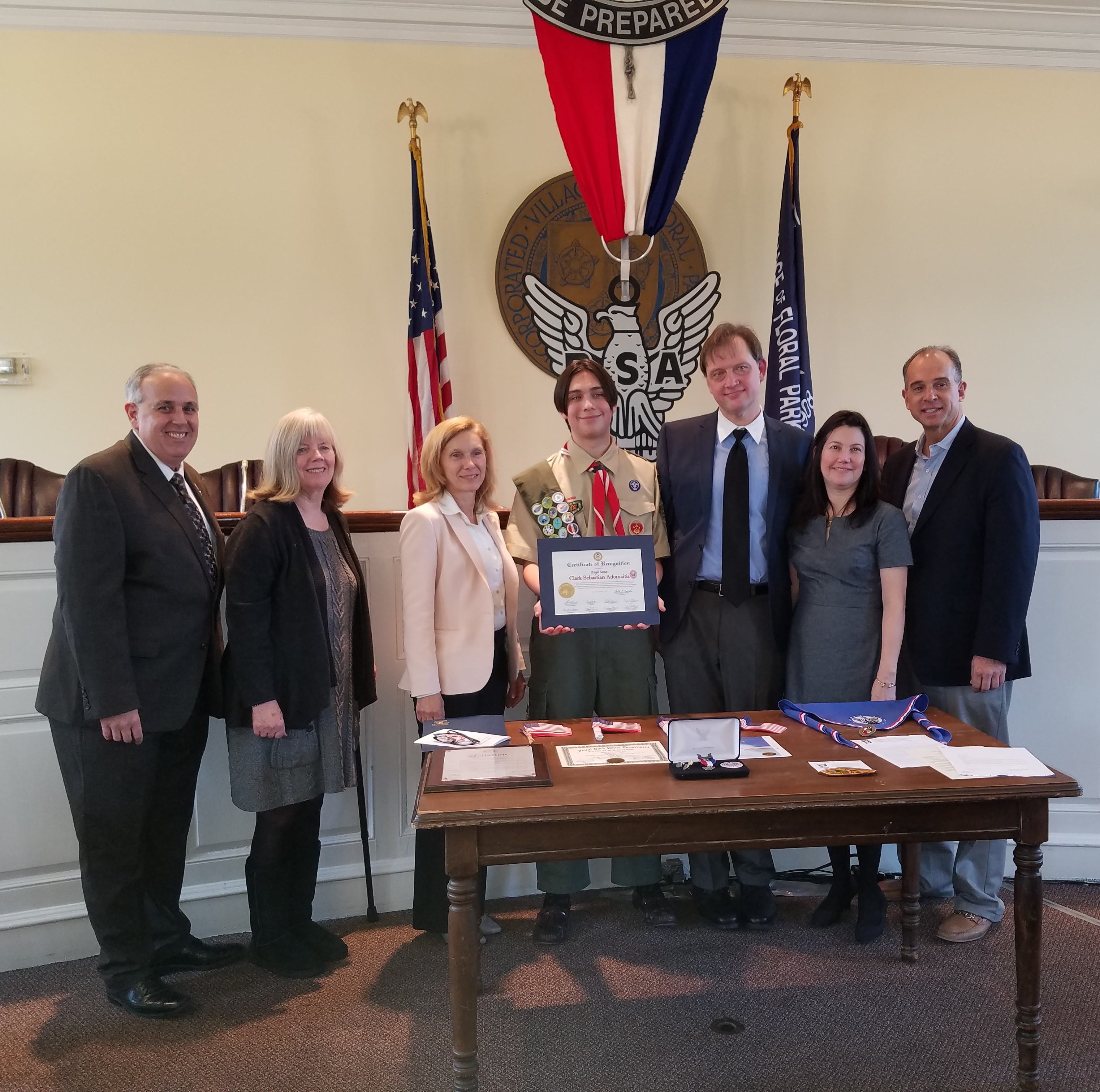 Senator Phillips Honors Floral Park Resident For Earning Scouting’s ...