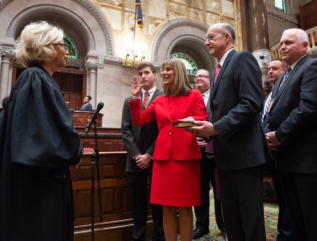 Daphne Jordan sworn in as Senator to serve and represent the NYS Senate ...