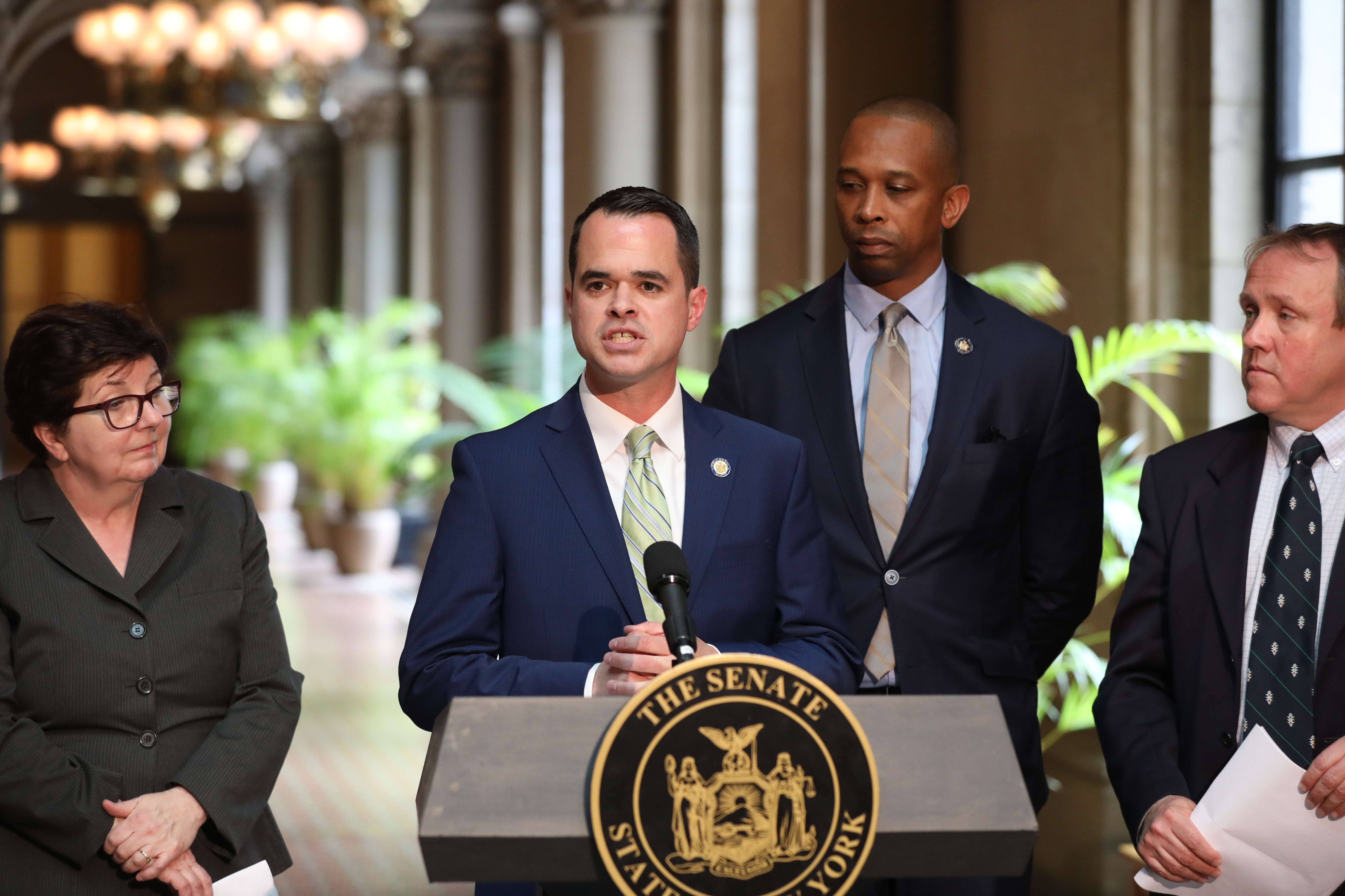 Carlucci, Mosley & Advocates Call For Passage of Bill Requiring Seat ...