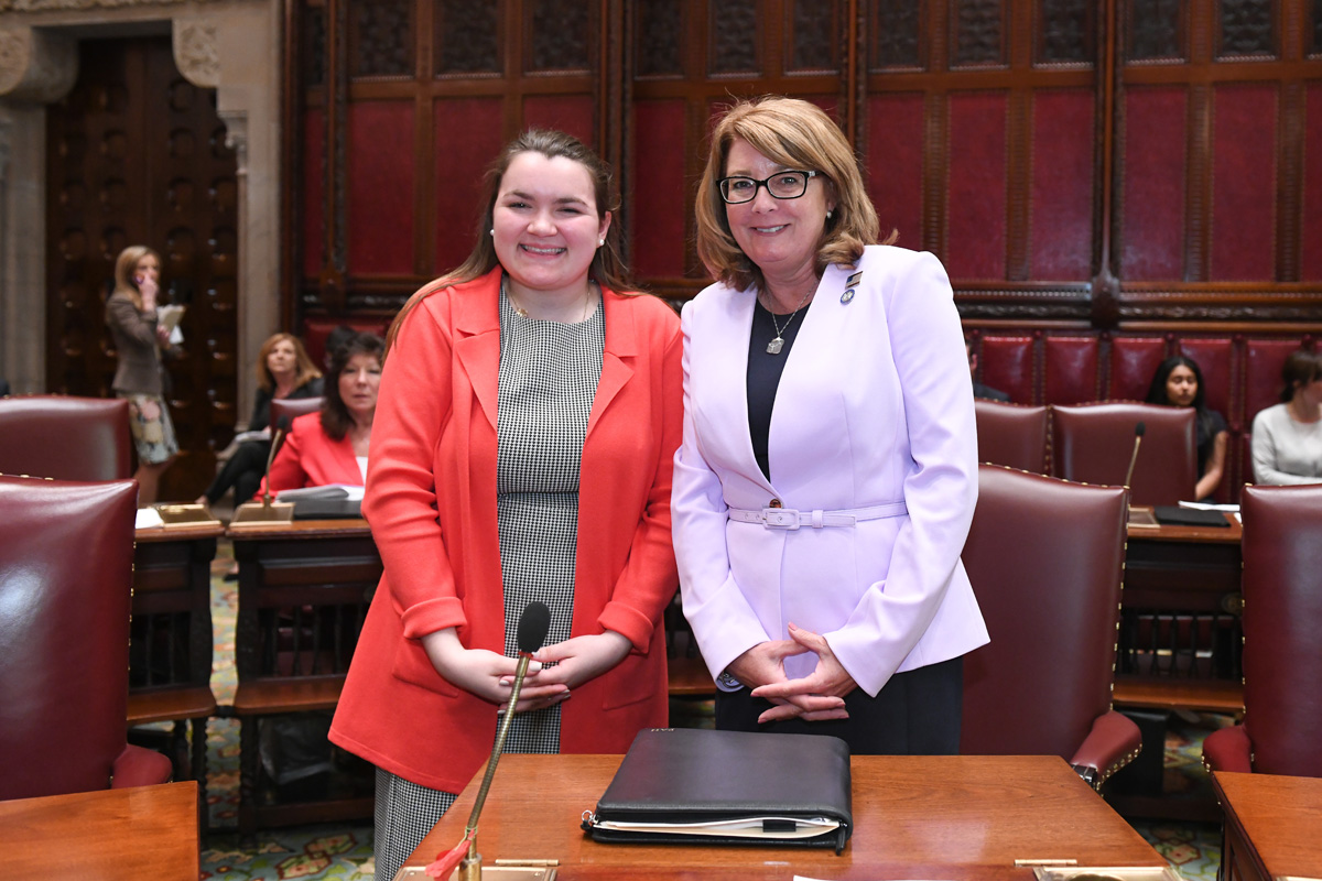 Geneva High School Senior Shadows Senator Helming in Albany | NYSenate.gov