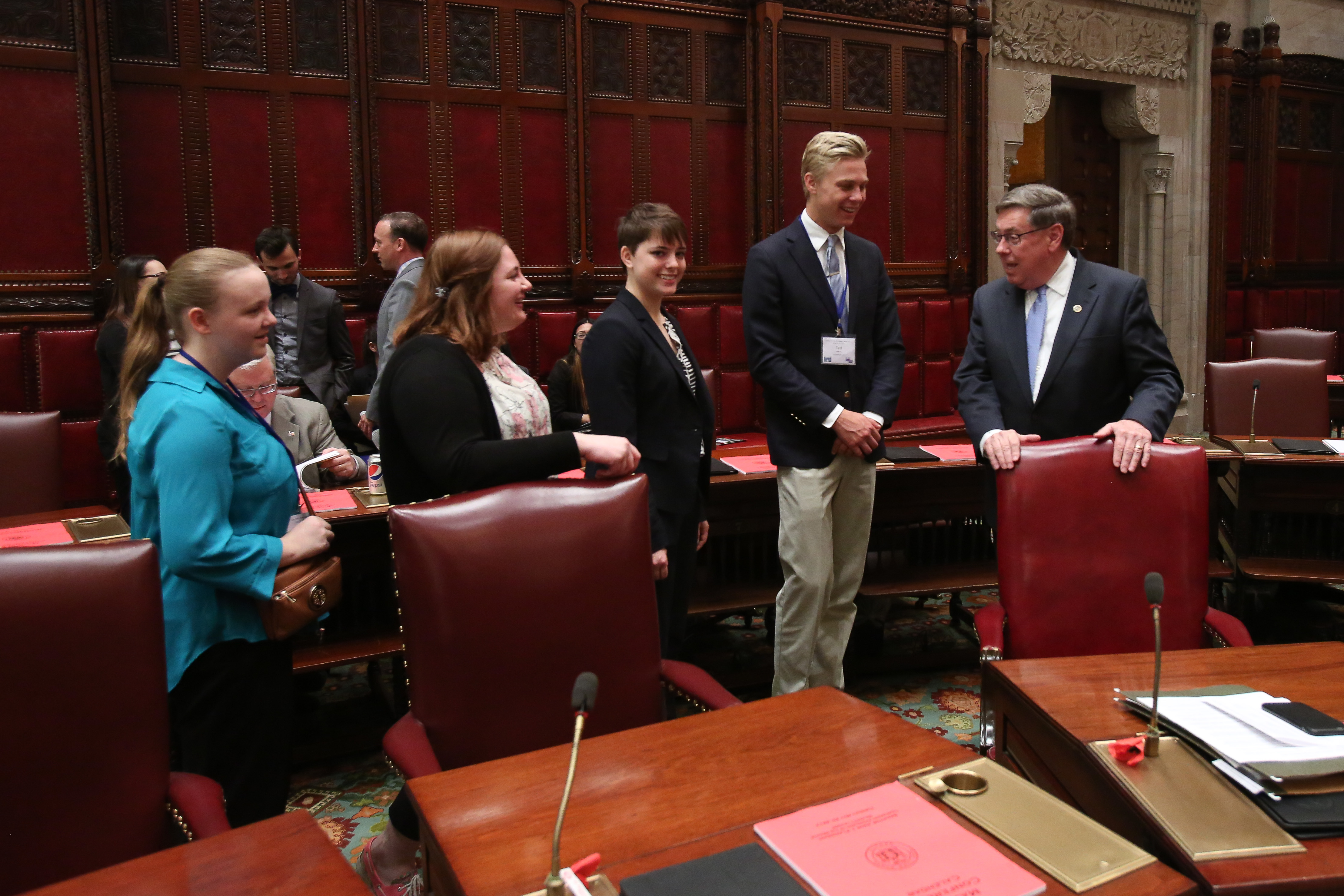 Seward Welcomes Shadow Students to Capitol | NYSenate.gov