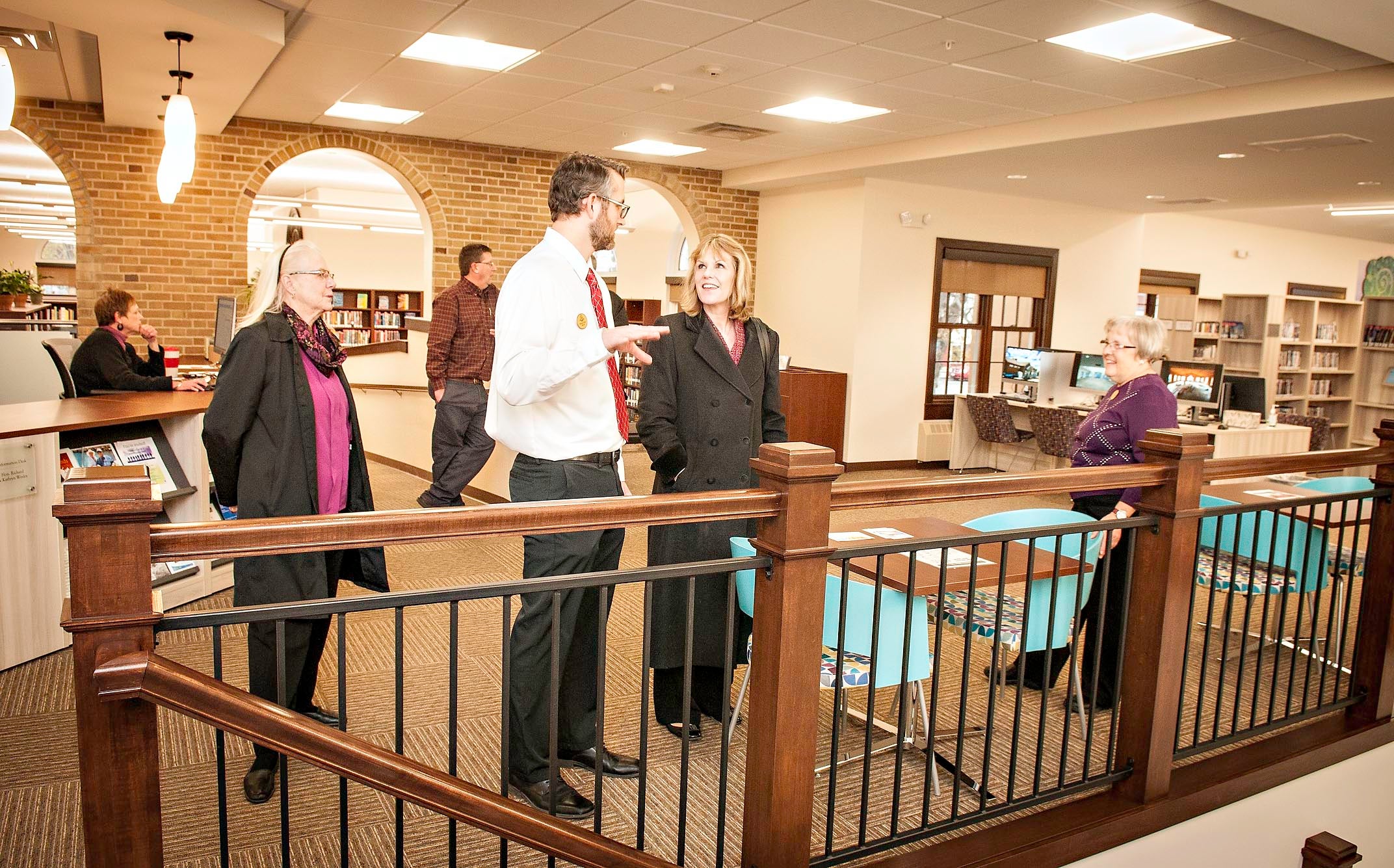 Senator Young Tours Newly Renovated Livonia Library | NYSenate.gov