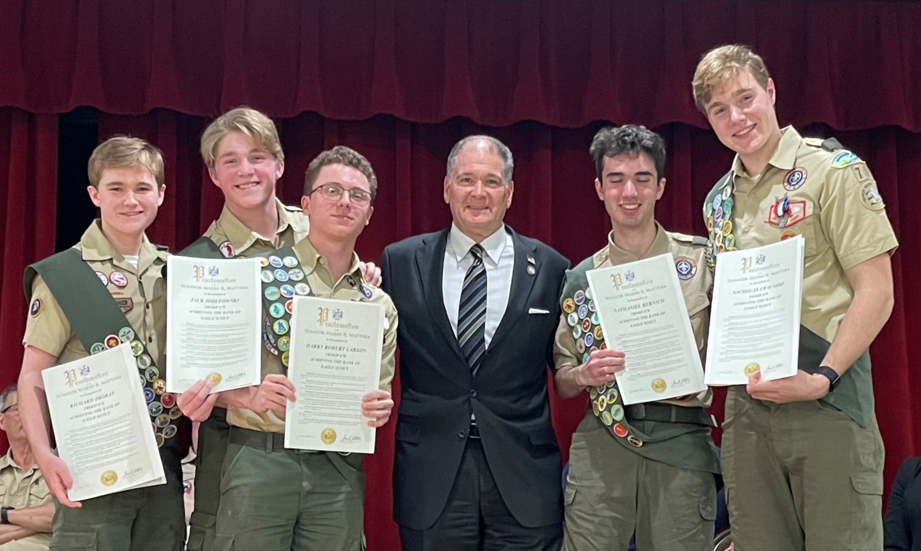 Senator Mattera Celebrates New Eagle Scouts | NYSenate.gov