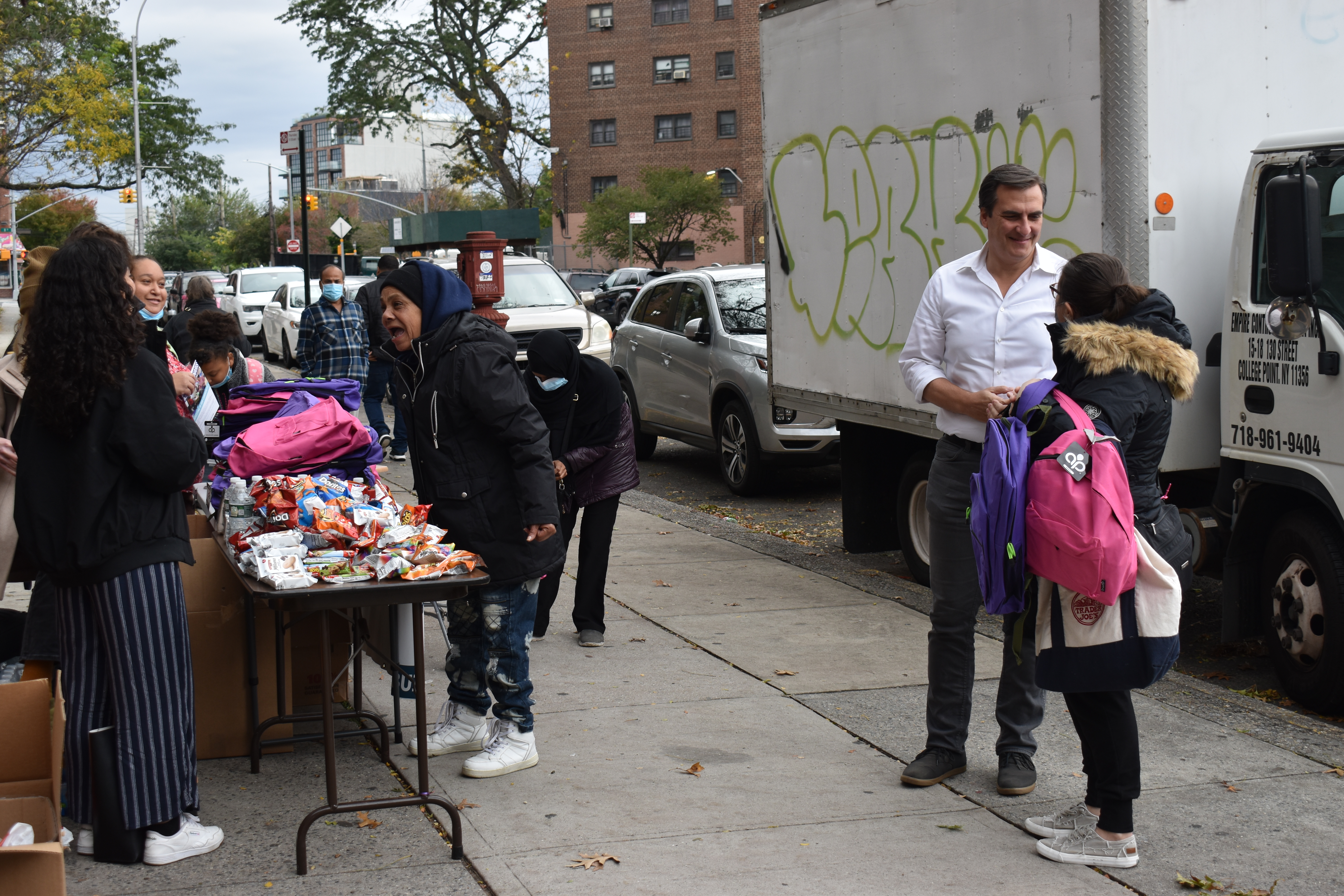 Senate Deputy Leader Gianaris Hosts Fall Festival Backpack Giveaway At ...