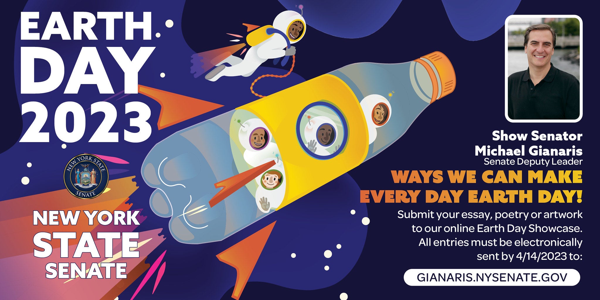 Senate Deputy Leader Gianaris Launches Annual Earth Day Poster Contest ...