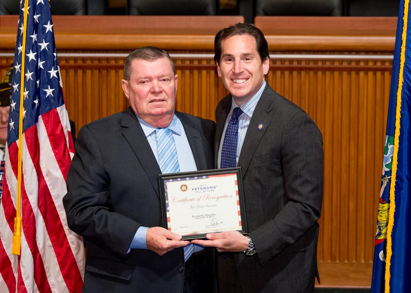 Kaminsky Inducts Sgt Kenneth Murphy into NYS Vets Hall of Fame ...