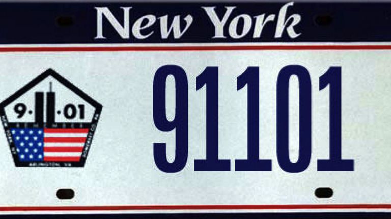 9-11 License Plates to Commemorate 2001 Attack | NYSenate.gov