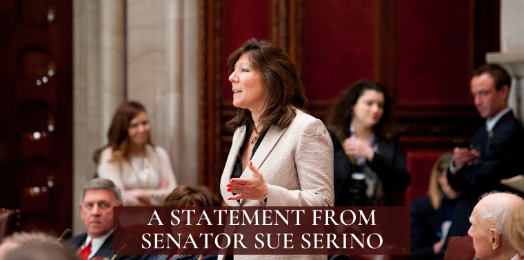 STATEMENT FROM SENATOR SUE SERINO | NYSenate.gov