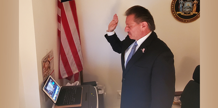 Addabbo sworn in for 7th term via Zoom | NYSenate.gov