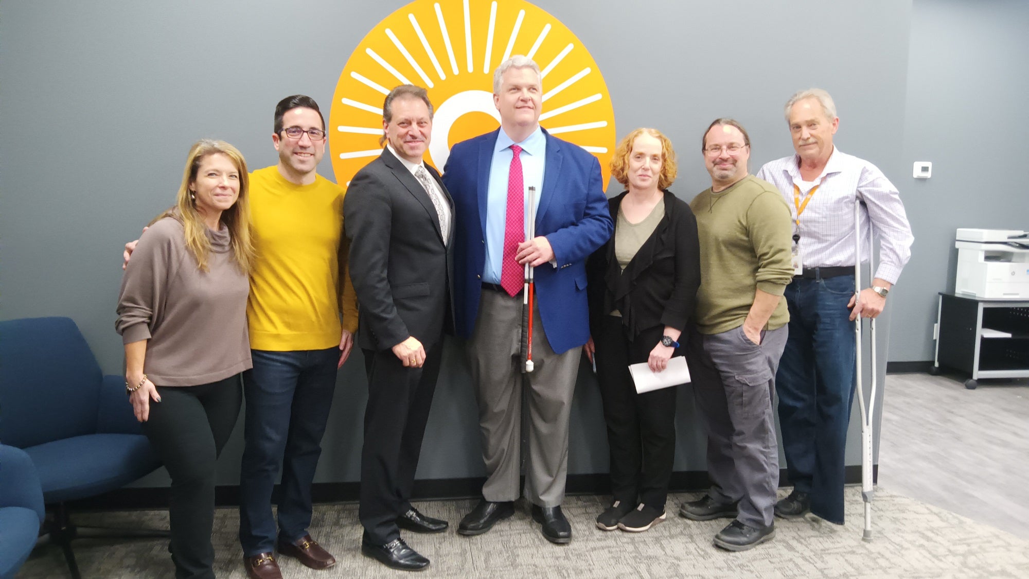 Addabbo tours Richmond Hill facility that employs the visually impaired