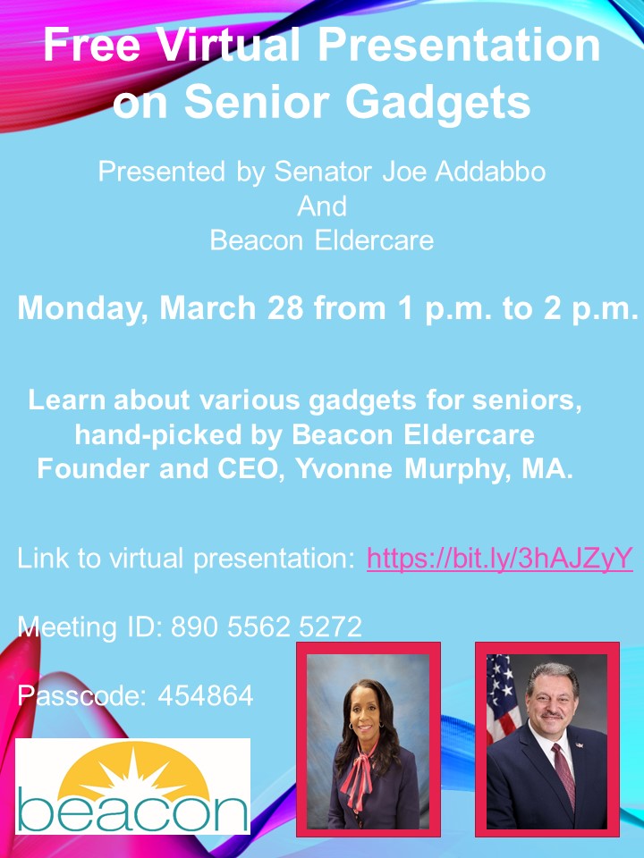 Addabbo partners with Beacon Eldercare for a virtual presentation for ...