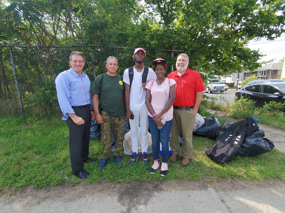 Addabbo partners with Jewish Community Council to help clean Addabbo ...