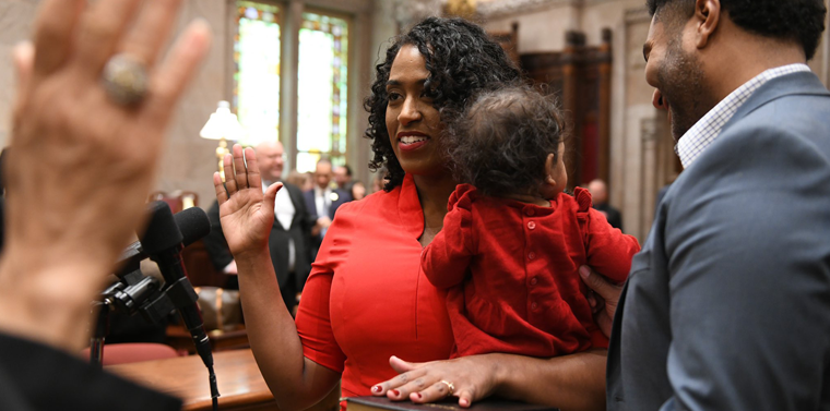 Senator Brouk Sworn-In to Second Term | NYSenate.gov