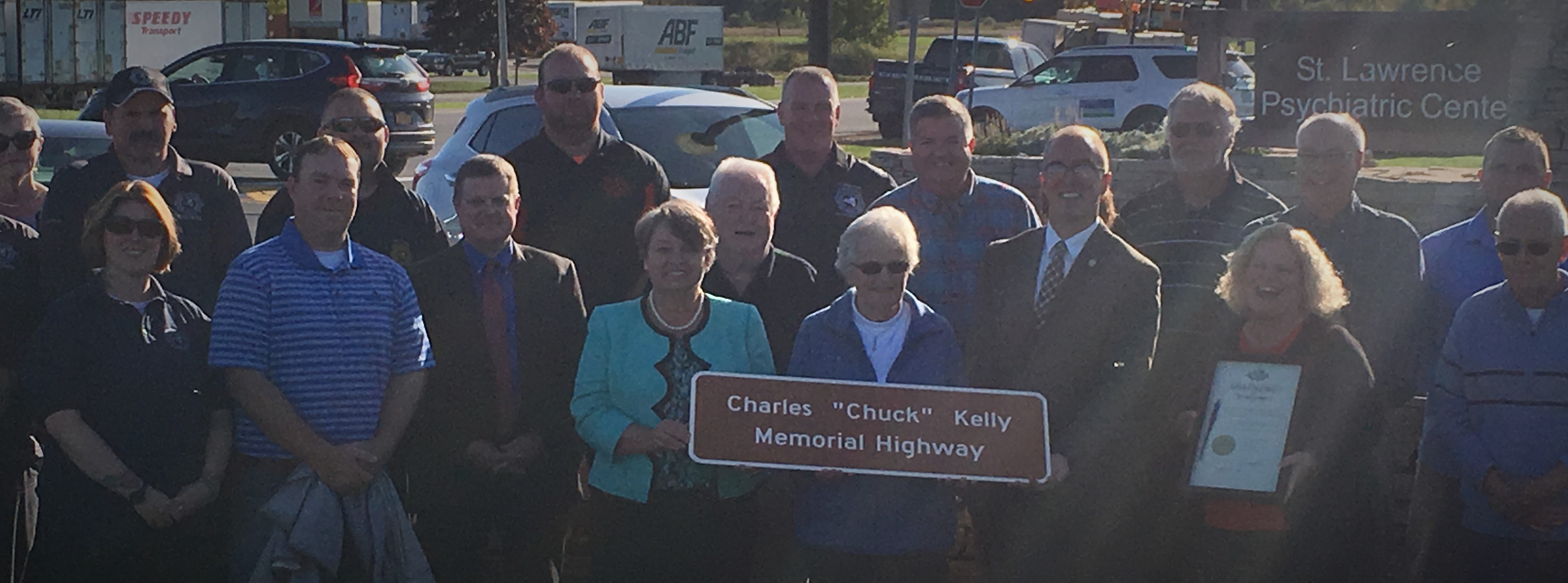 Ritchie And Walczyk Unveil Signs Marking The “Chuck Kelly Memorial ...