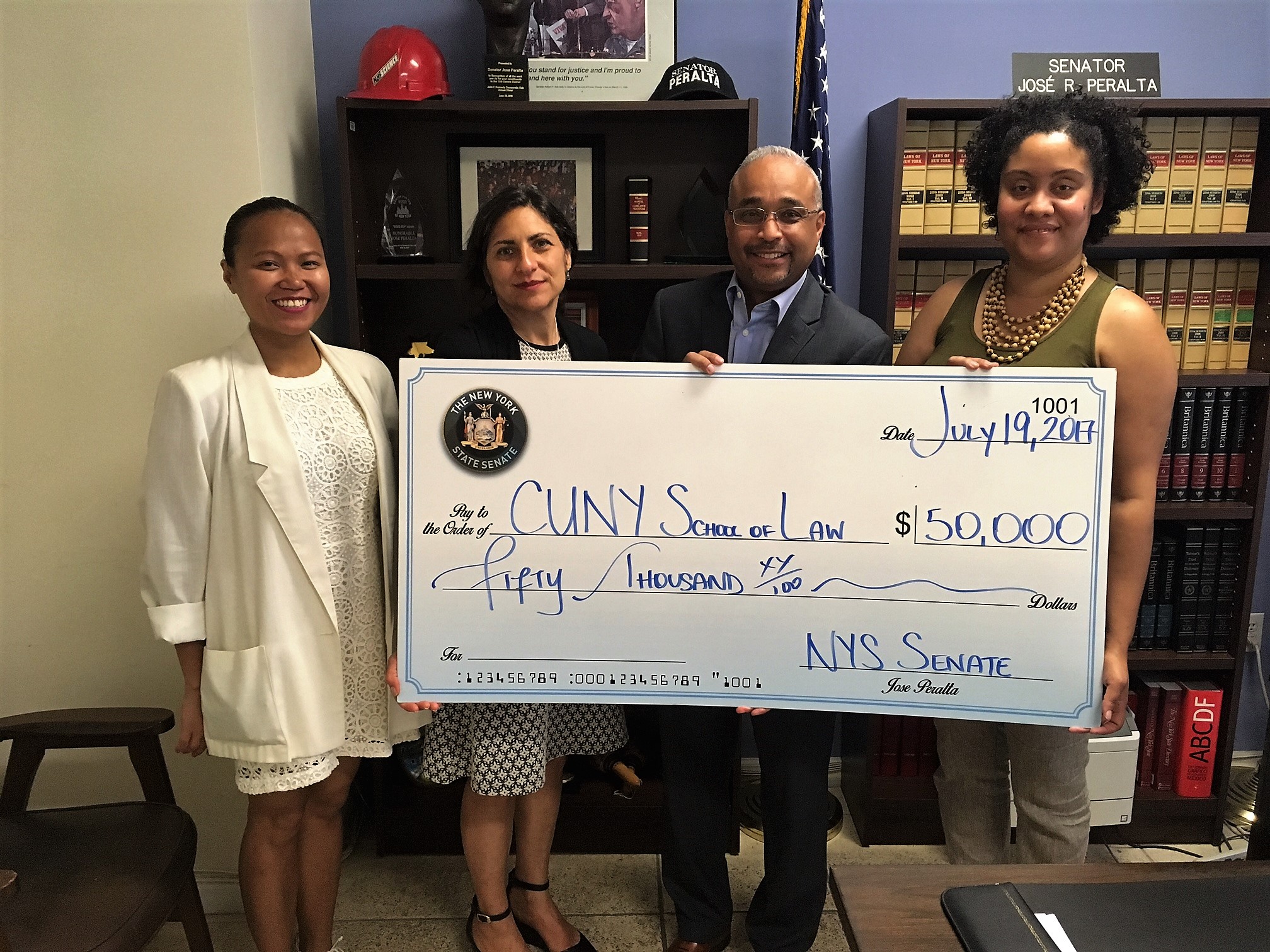 Senator Peralta Secures State Funding for CUNY School of Law to Provide Free Legal Services to ...