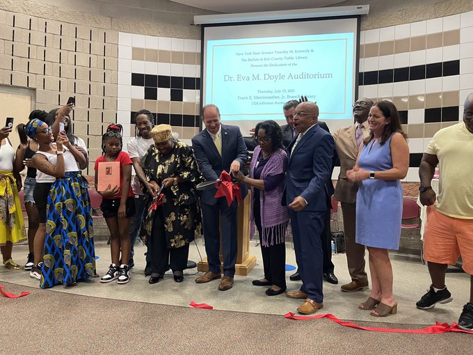 Senator Tim Kennedy Honors Dr. Eva M. Doyle with Auditorium Dedication ...