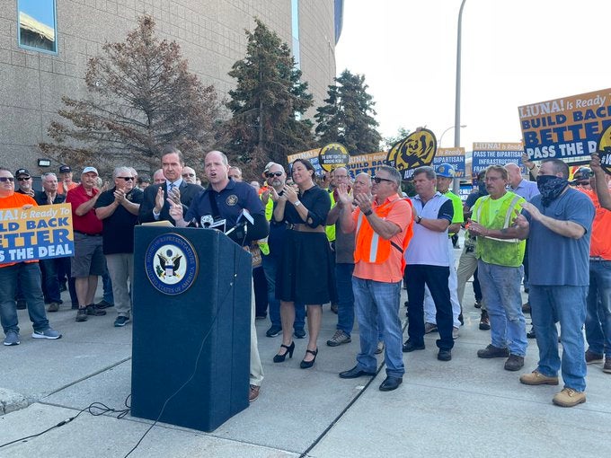 Congressman Higgins, Senator Kennedy, Western New York Laborers ...