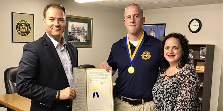 Ortt Presents Senate Liberty Medal to Local Hero | NYSenate.gov