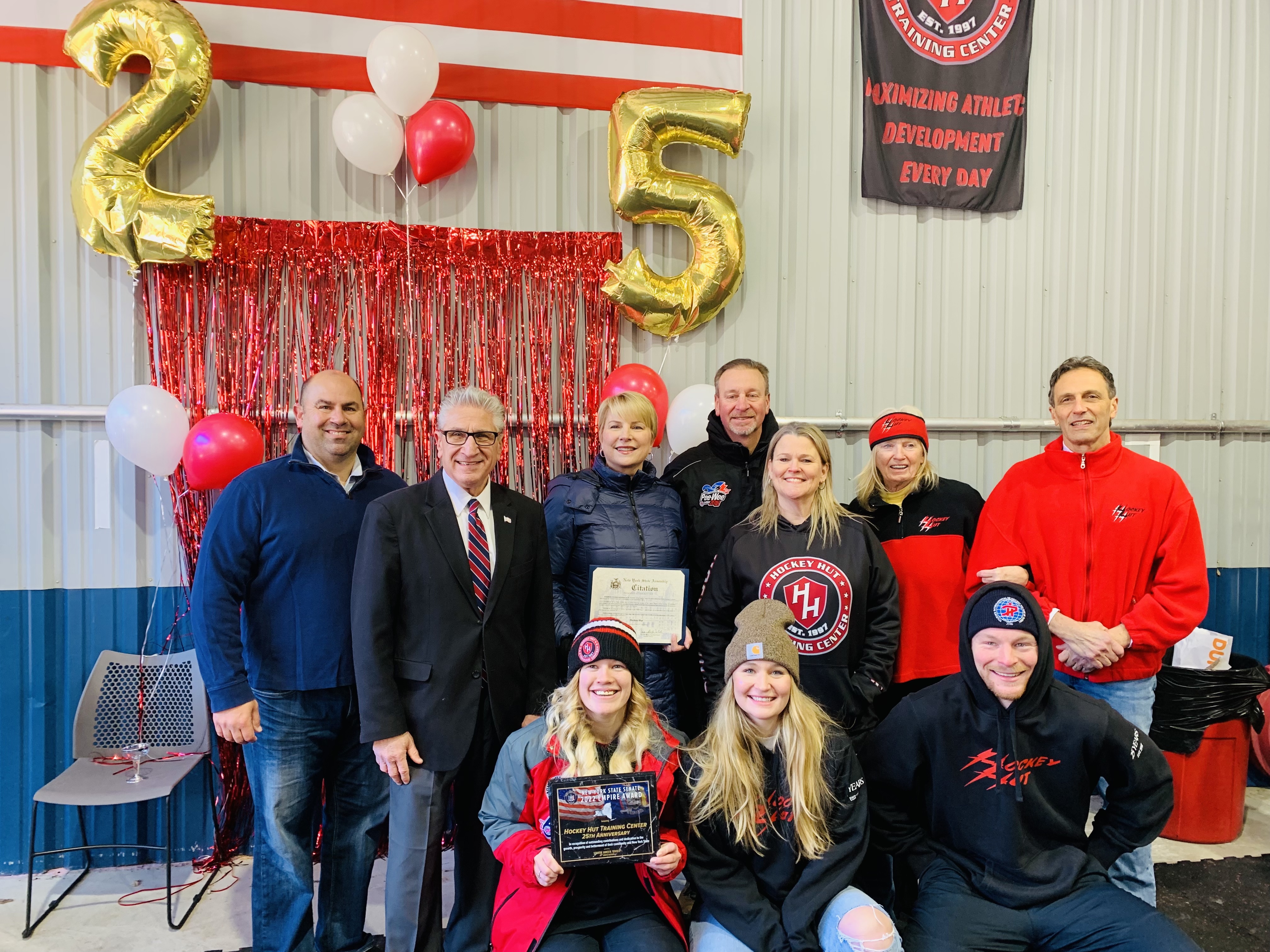 Tedisco Celebrates Hockey Hut in Clifton Park's 25th Anniversary ...
