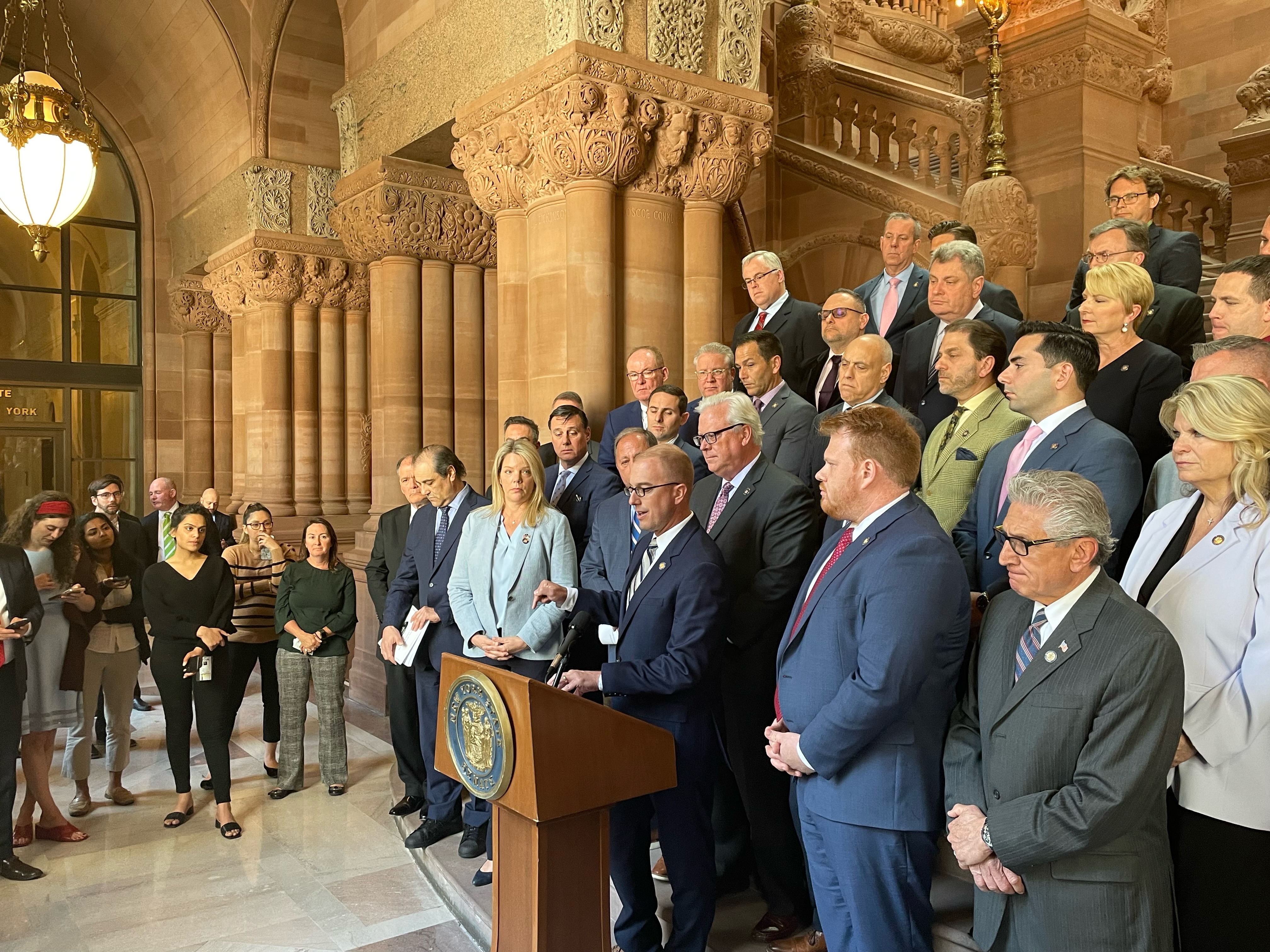 Senator Walczyk Stands with Collegues to Demand Transparency in Budget ...
