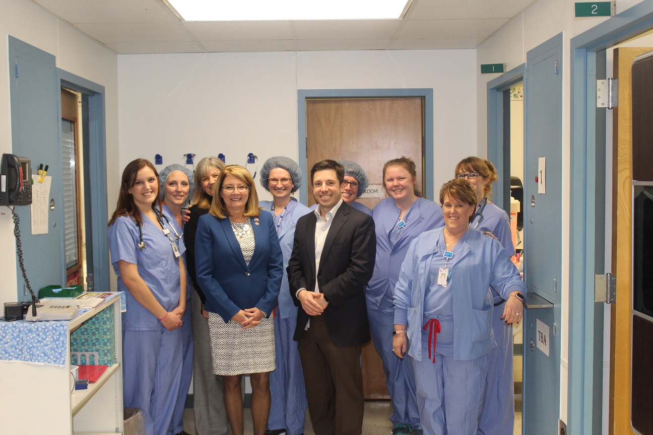 Senator Helming Tours Clifton Springs Hospital & Clinic | NYSenate.gov