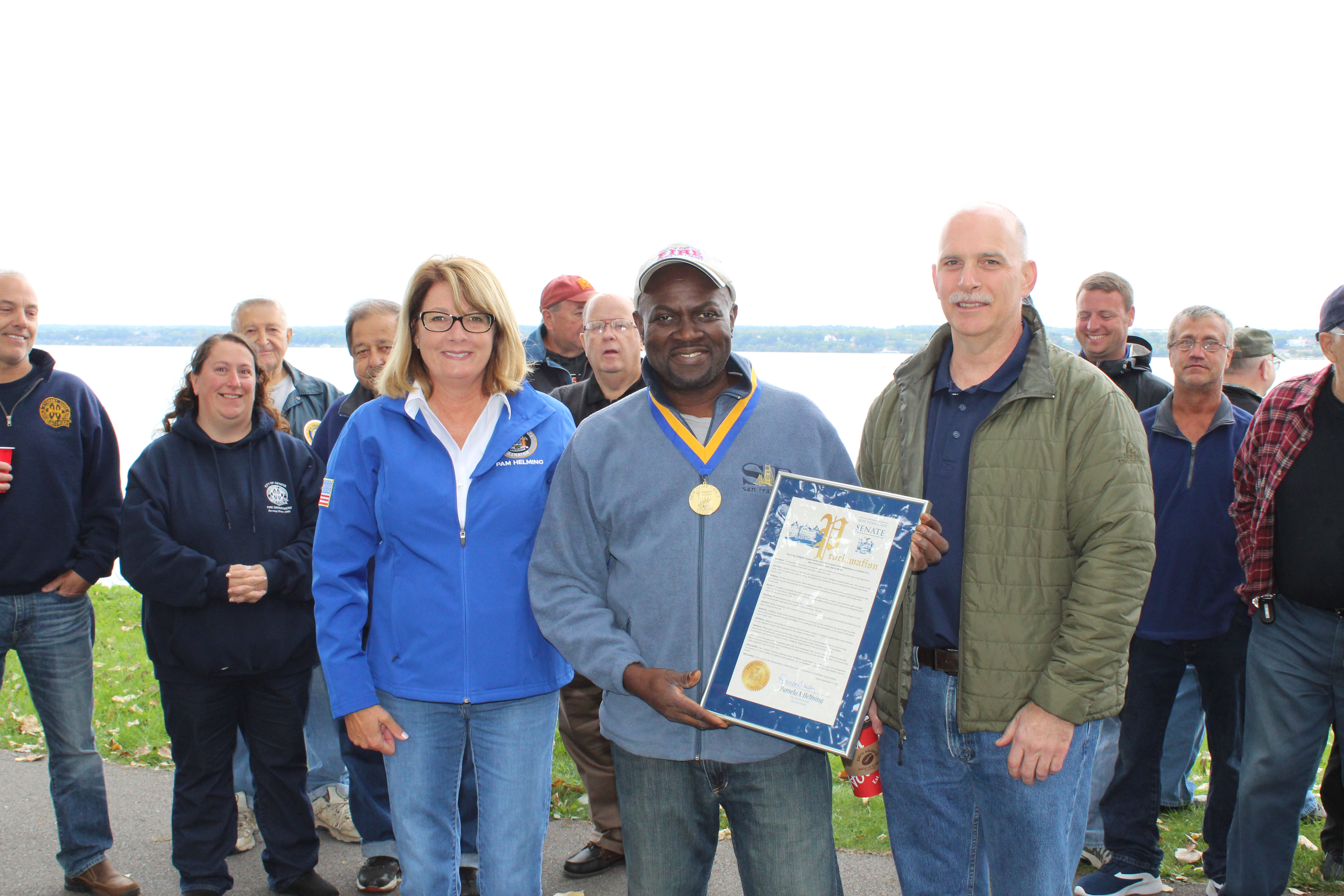 Senator Helming Honors Heroic Geneva Firefighter | NYSenate.gov