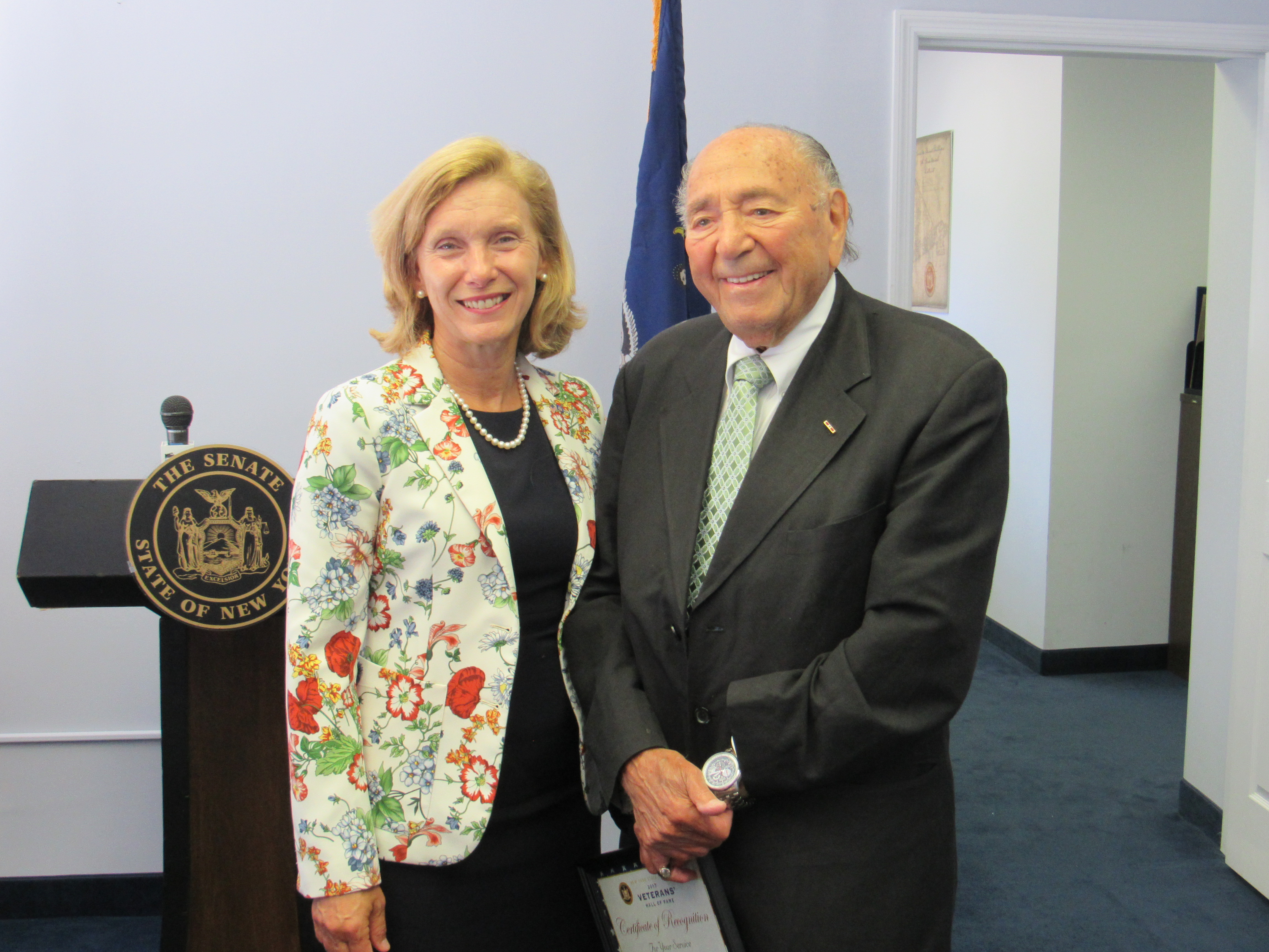 Senator Elaine Phillips Honors World War II Veteran Arthur Seidman, A ...