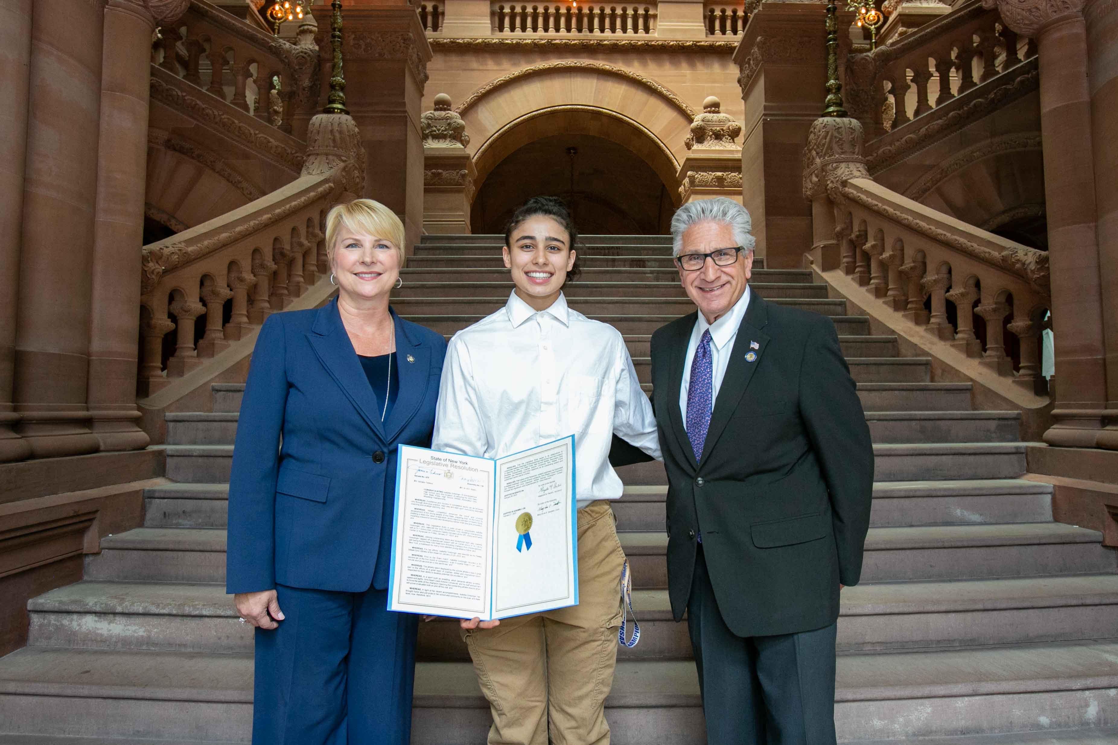 Tedisco, Walsh NYS Legislature Honor NYS Girls Wrestling Champion ...