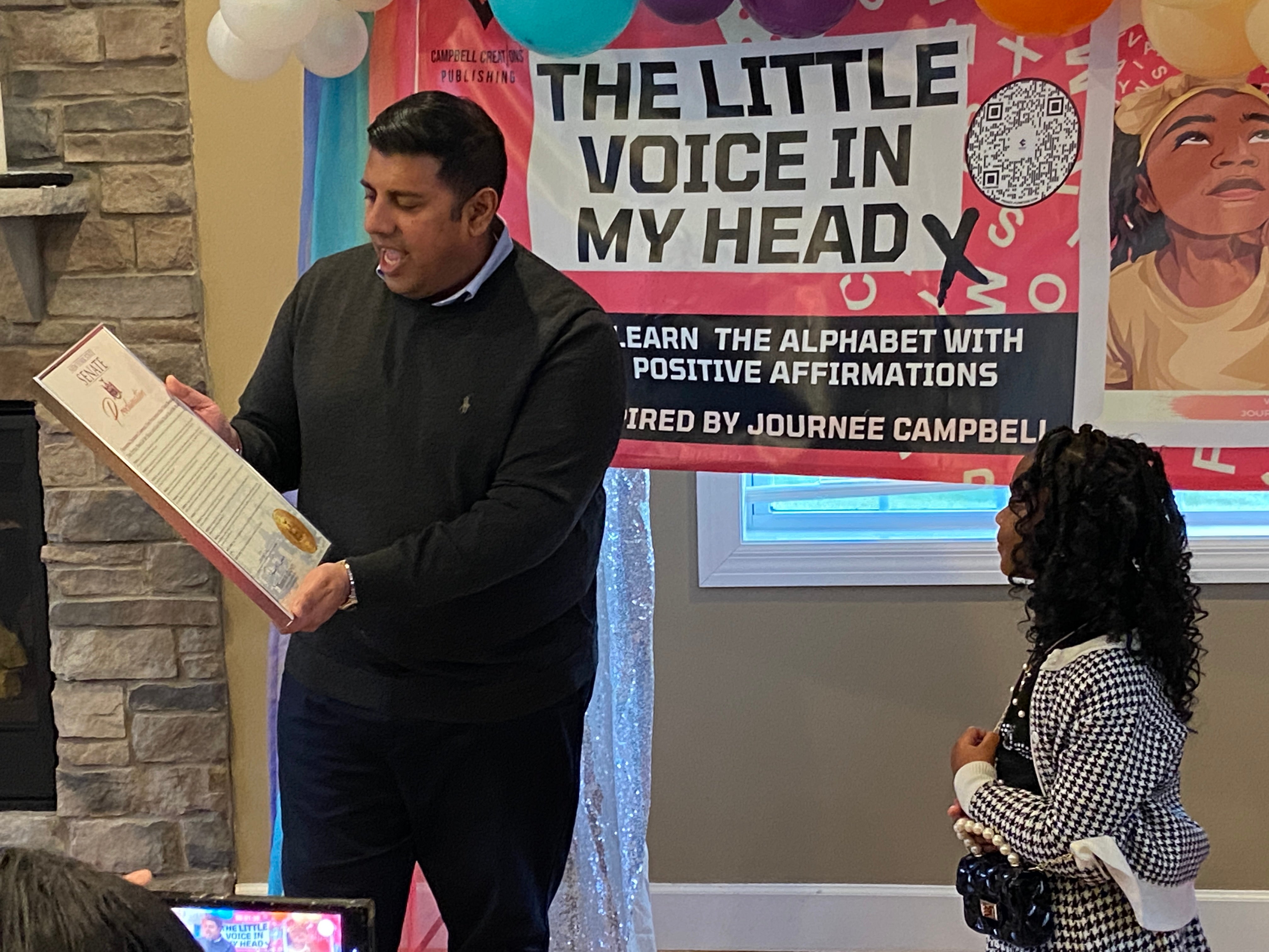 Senator Jeremy Cooney Honors Local Child Author with Senate ...