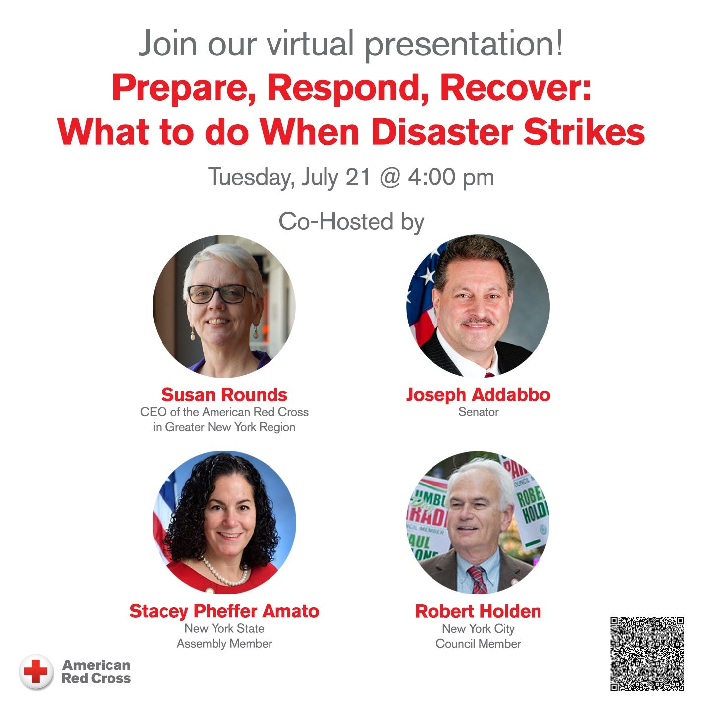 Addabbo and other electeds join American Red Cross for virtual ...