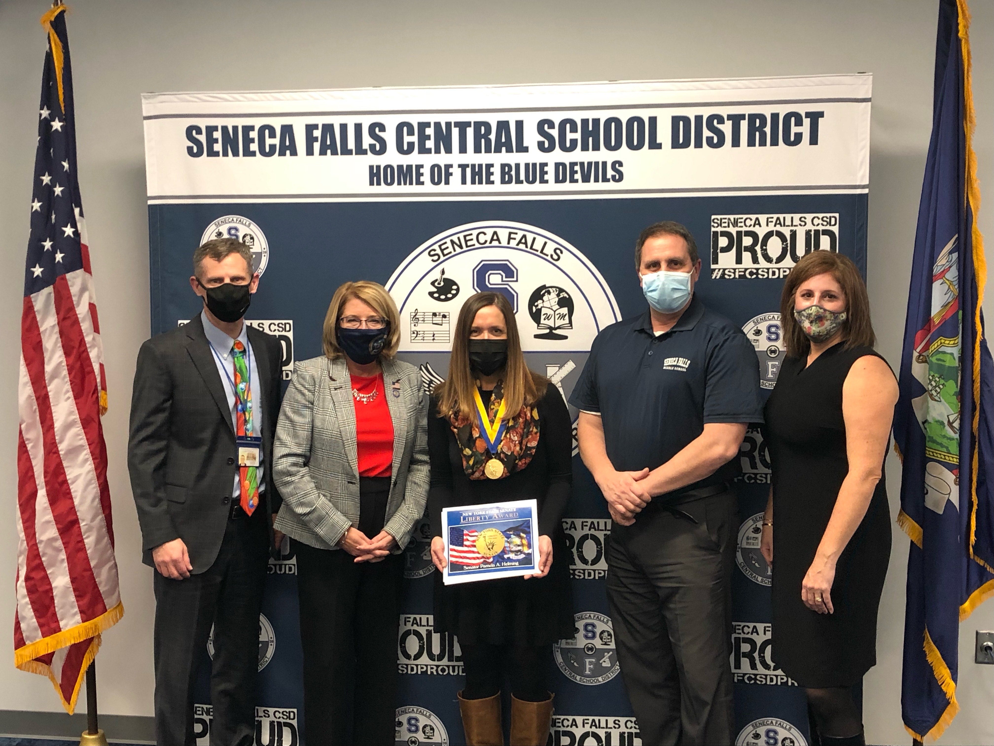 Senator Helming Presents Liberty Medal to Teacher Laura Rundell ...