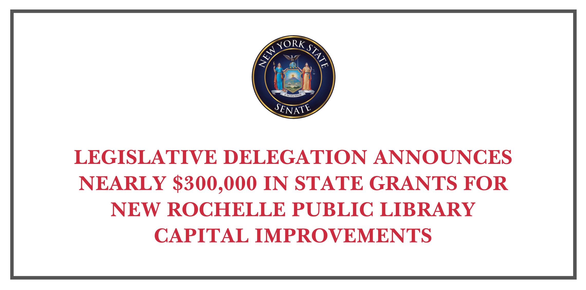 Legislative Delegation Announces Nearly $300,000 in State Grants for ...