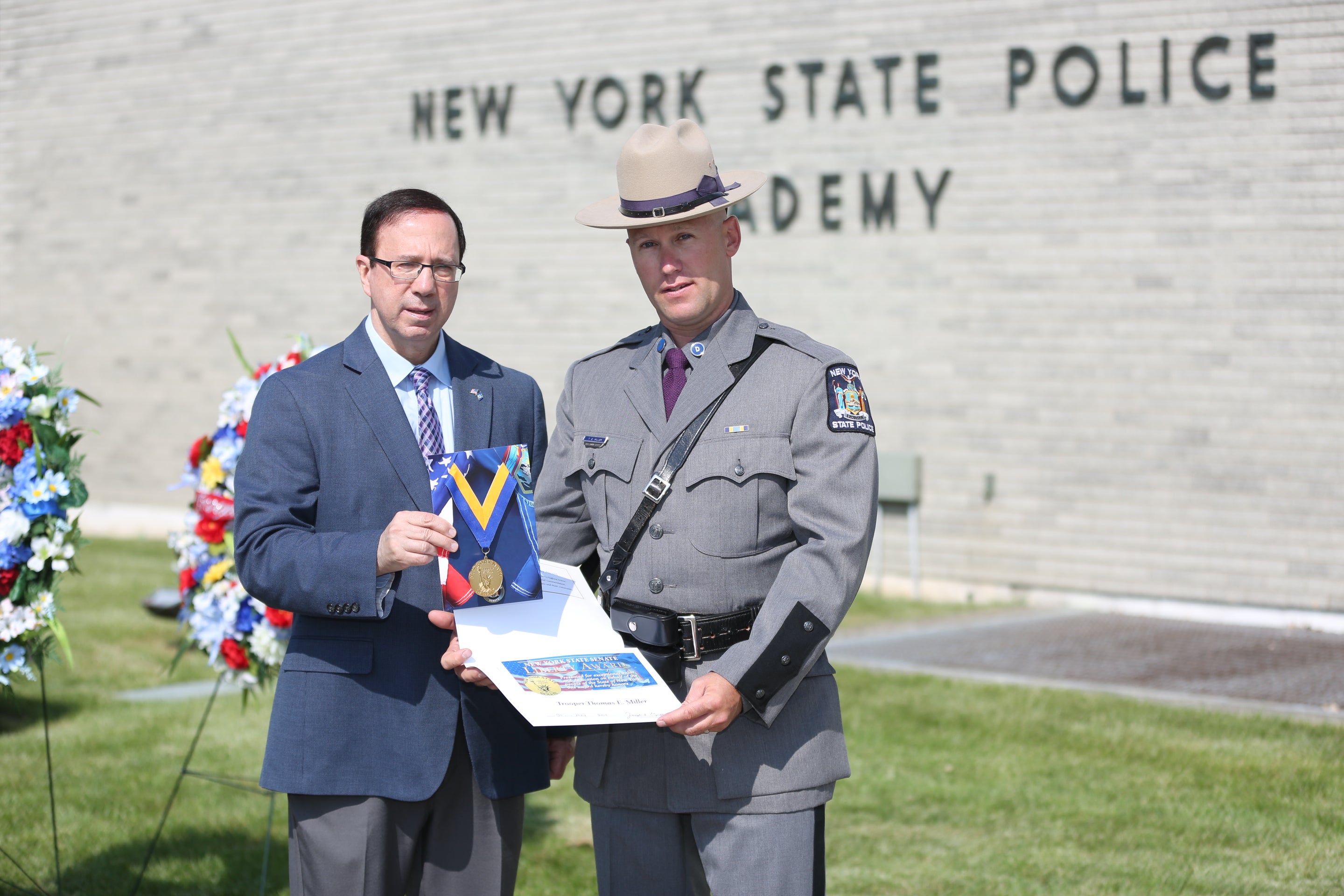 Sen. Griffo presents Liberty Medal to Lewis County state trooper ...